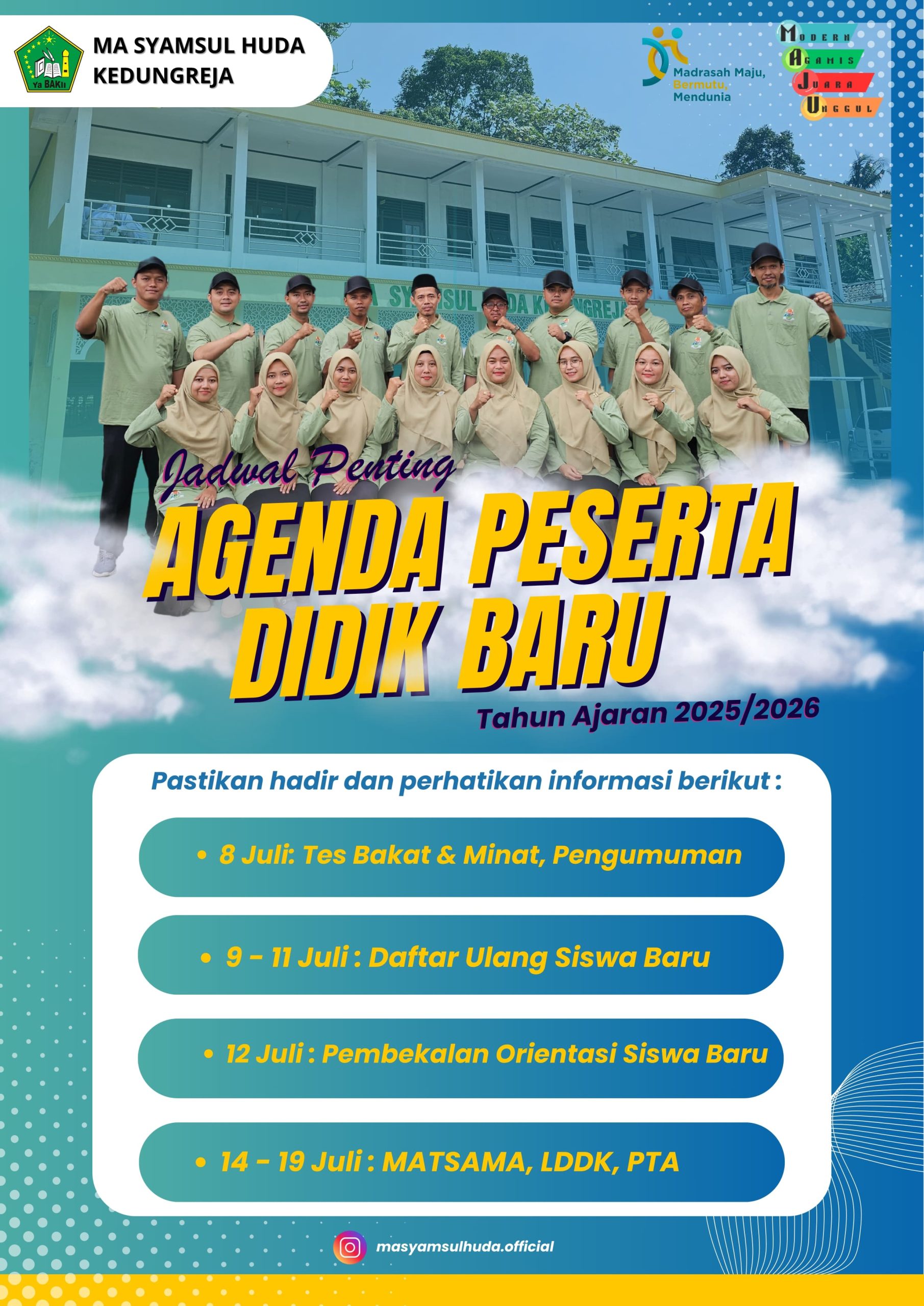 Informasi PPDBM Tahun Ajaran 2025/2026